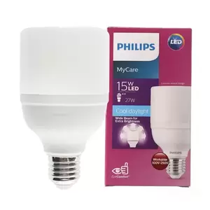 หลอดไฟ LED E27 15 วัตต์ Bright (Day Light) PHILIPS | OneStockHome
