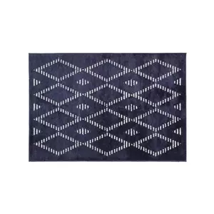 CARPET RAYMOND 90X150CM BLUE HLS Best Price | OneStockHome