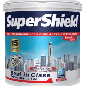 สีทาภายนอก TOA SUPERSHIELD ADVANCE BASE D ชนิดกึ่งเงา | OneStockHome