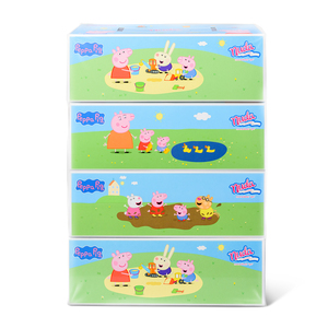 FACIAL TISSUE NUDA PEPPA PIG PACK 4 cheap price | OneStockHome