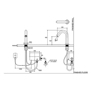 K-20923X-CP Englefield Basin Faucets Ovia cheap price | OneStockHome