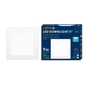 ดาวน์ไลท์ LED LAMPTAN ULTRA SLIM PC 9 วัตต์ DAYLIGHT 5 | OneStockHome