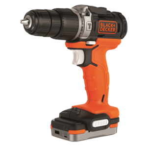 สว่านกระแทกไร้สาย (พร้อมแบตเตอรี่) BLACK&DECKER | OneStockHome