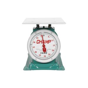 เครื่องชั่งแชมป์ 60 กก.จานแบนชุบสังกะสี ราคาถูก | OneStockHome