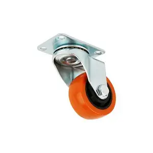 ลูกล้อแป้นหมุนPU FITT 747100 4 นิ้ว สีส้ม ราคาถูก | OneStockHome