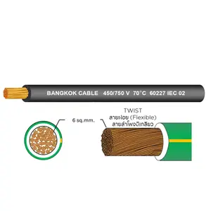 THW-F Wire 1x6 mm2 Green/Yellow BCC cheap price | OneStockHome