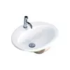 อ่างล้างหน้าฝังบนเคาน์เตอร์ COTTO C029 ลิซ่า (1 รูก๊อก) | OneStockHome