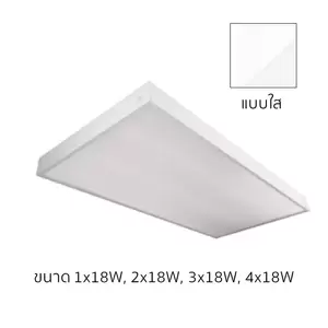 โคมไฟหน้าพลาสติกติดลอย แบบใส S&B 318 PR ขนาด 3 × 18 | OneStockHome