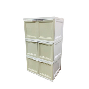 ตู้บานเปิด 3 ชั้น VID-3 70x50x121cm เทา ราคาถูก | OneStockHome