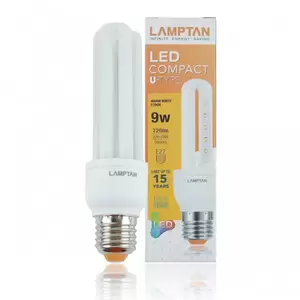 หลอดไฟ LED 9 วัตต์ รุ่น U-Type (2U) (Warm White) | OneStockHome