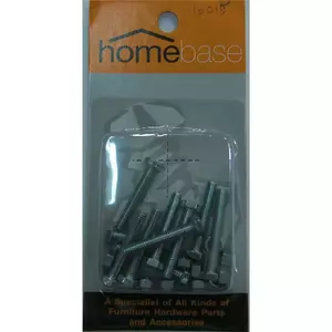 สกรูหัวหกเหลี่ยมพร้อมน็อต DEXZON 5x30 มม. แพ็ก 10 ชิ้น | OneStockHome