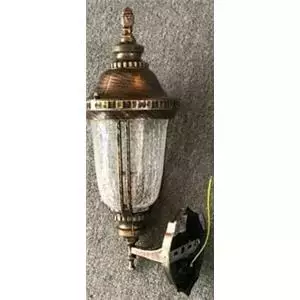 โคมไฟติดผนังภายนอก CARINI 9113W อลูมิเนียม/แก้ว คลาสสิก | OneStockHome