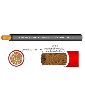 THW-F Wire 1x1.5 mm2 Red BCC cheap price | OneStockHome