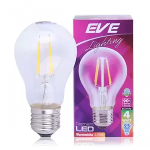 หลอดไฟ LED ไฟฟิลาเมนต์ E27 4 วัตต์ EVE Lighting ราคาถูก | OneStockHome