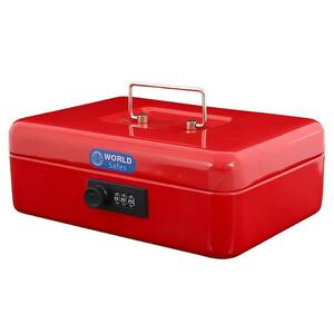 กล่องเก็บนิรภัย WORLDSAFES -25แดง ราคาถูก ส่งทั่วไทย | OneStockHome