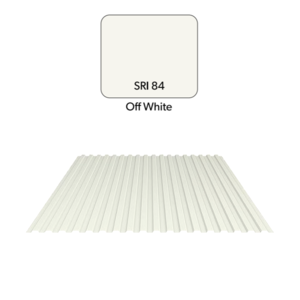 แผ่นผนังเมทัลชีท Lysaght Panelrib® สี Off White | OneStockHome