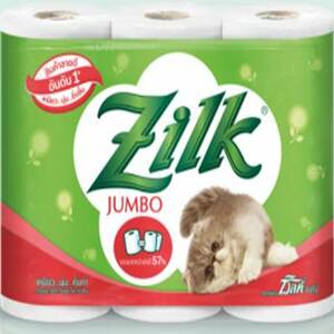 กระดาษชำระ ZILK JUMBO แพ็ค6 ราคาถูก | OneStockHome