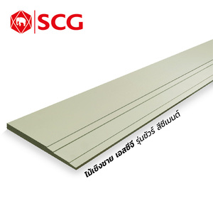 ไม้เชิงชาย SCG รุ่นชัวร์ 23x300x1.8 สีโอ๊คแดง | OneStockHome