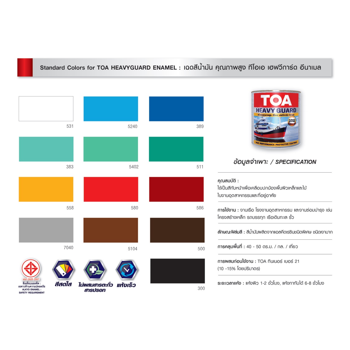 TOA Heavy Guard Enamel cheap price | OneStockHome